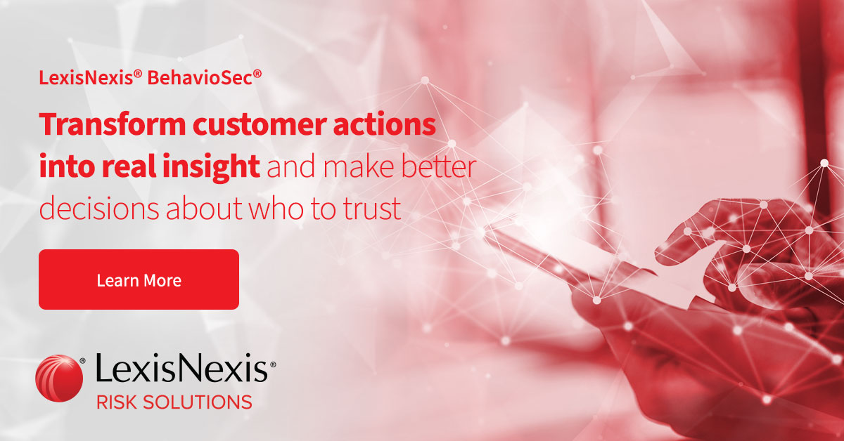 LexisNexis® BehavioSec® - A Behavioral Biometrics Solution
