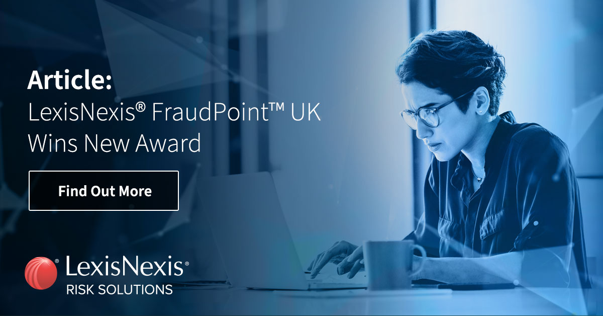 LexisNexis® FraudPoint™ UK Wins New Award